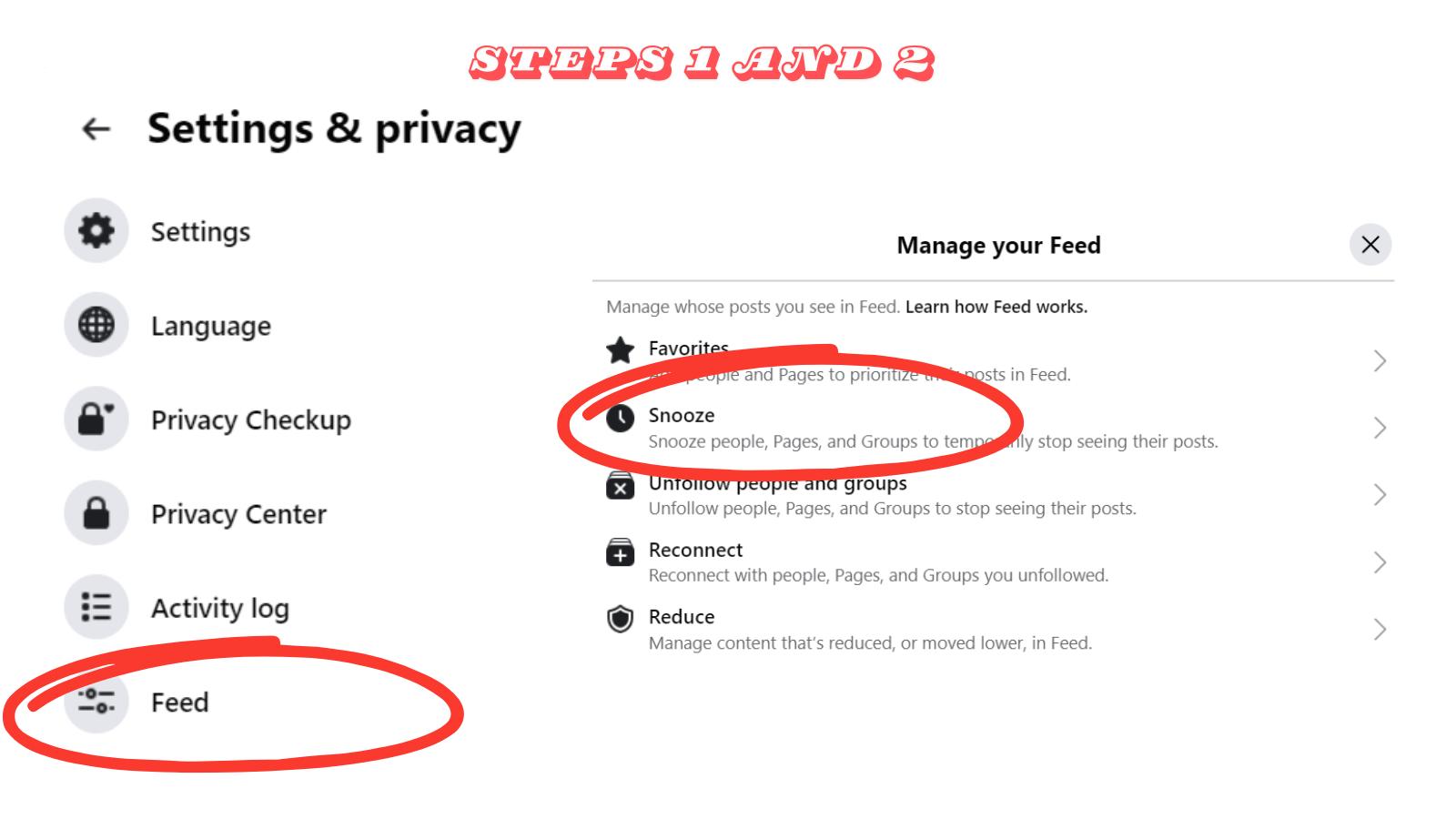 How to Snooze Someone on Facebook: A Step-by-Step Guide