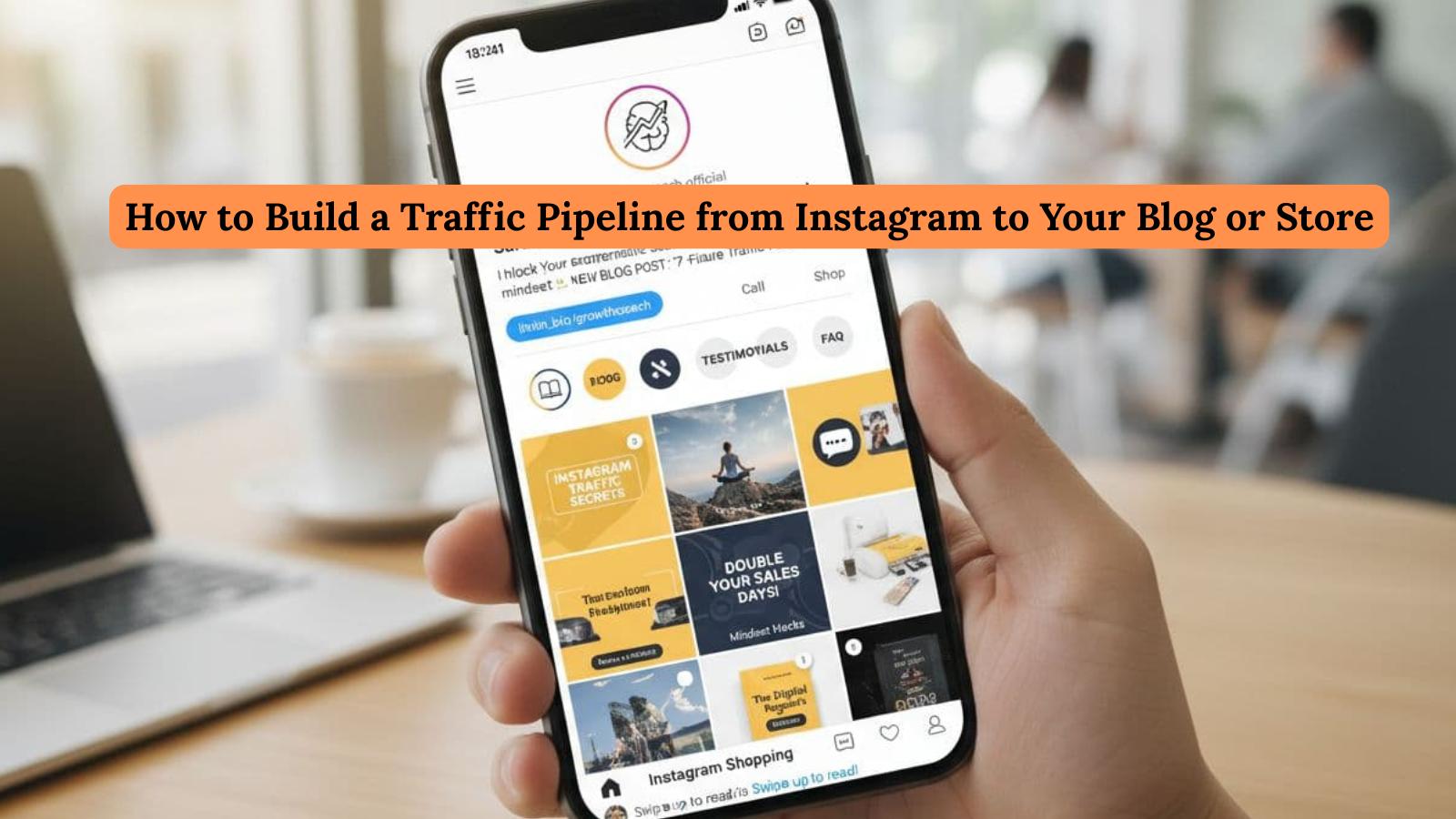 How to Build a Traffic Pipeline from Instagram to Your Blog or Store