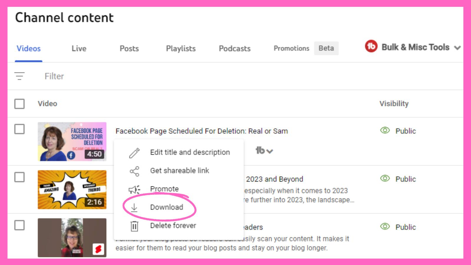 How To Use A YouTube Downloader to Repurpose Videos